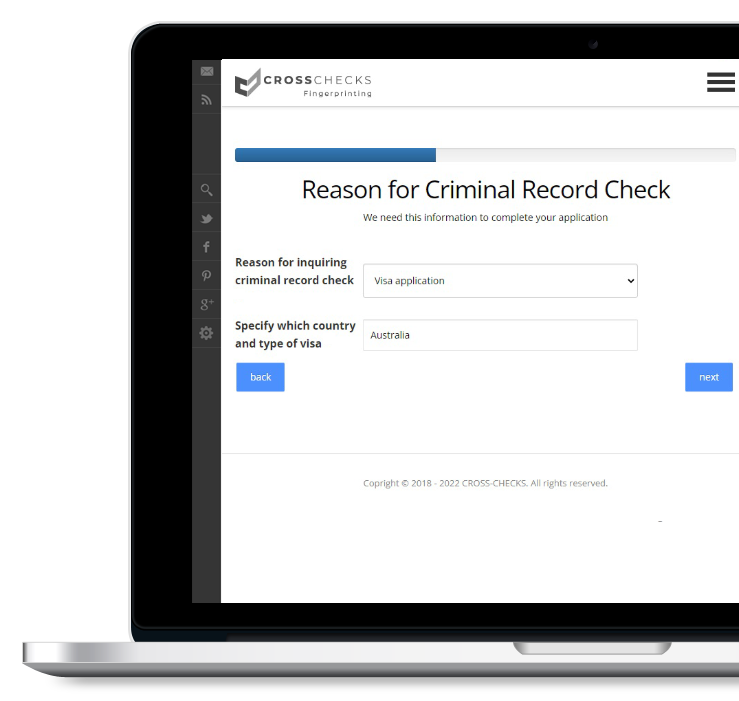 CROSS-CHECKS Accredited Fingerprint Company